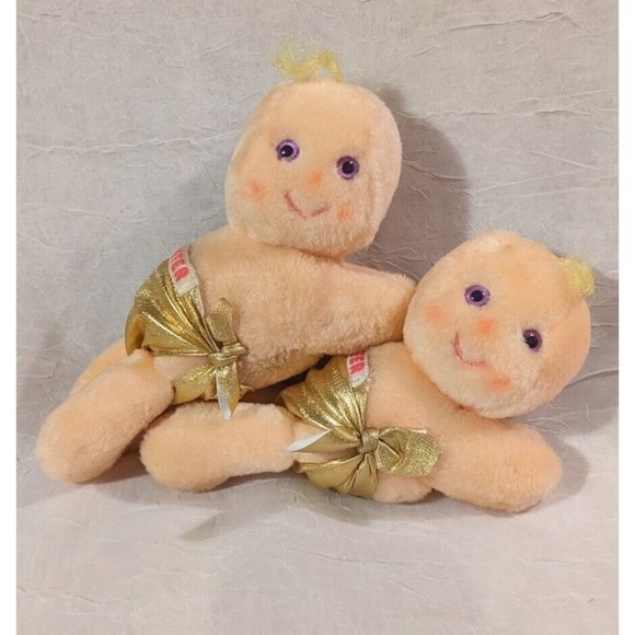 Hallmark | Toys | 2 Hugga Bunch Plush Baby 984 Fluffer Hallmark Taco ...